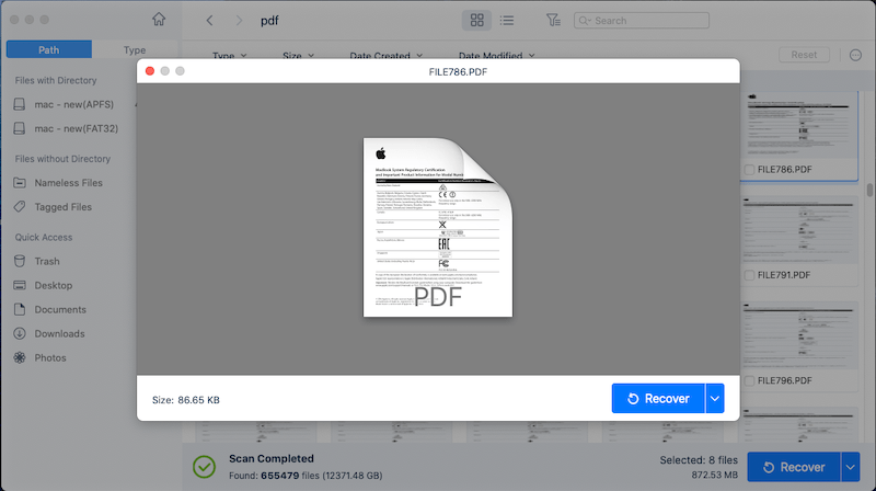 [2022] How to Recover Unsaved, Damaged or Deleted PDF Files on Mac