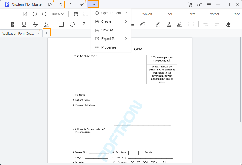 Cisdem PDFMaster for Windows User Guide