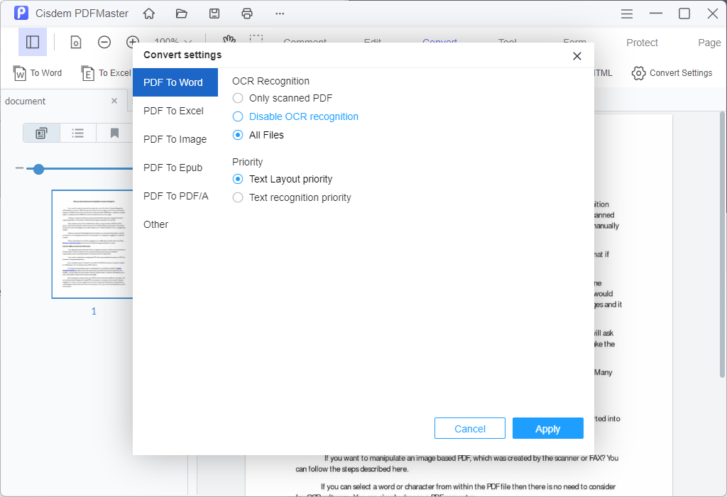 Cisdem PDFMaster for Windows User Guide