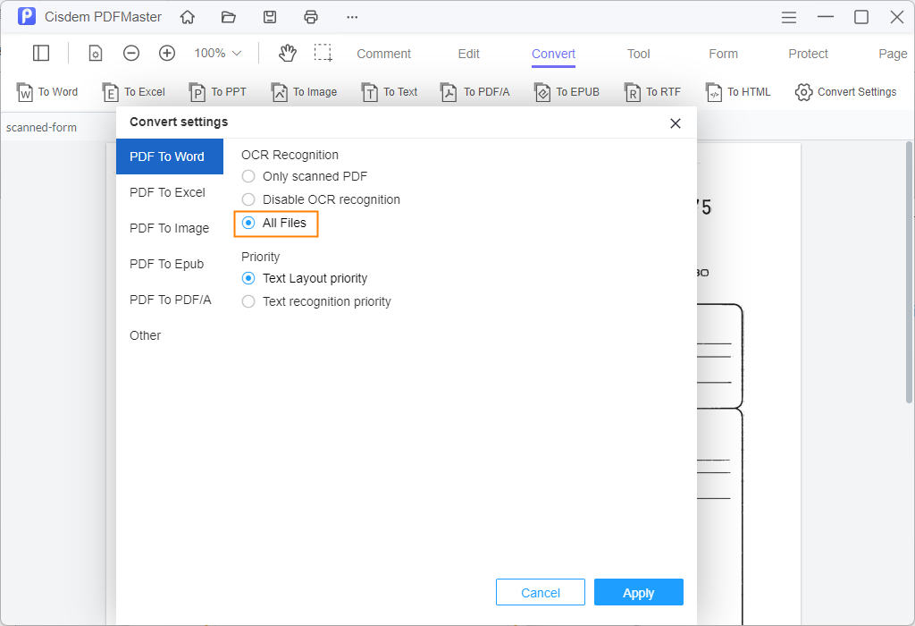 Cisdem PDFMaster for Windows User Guide