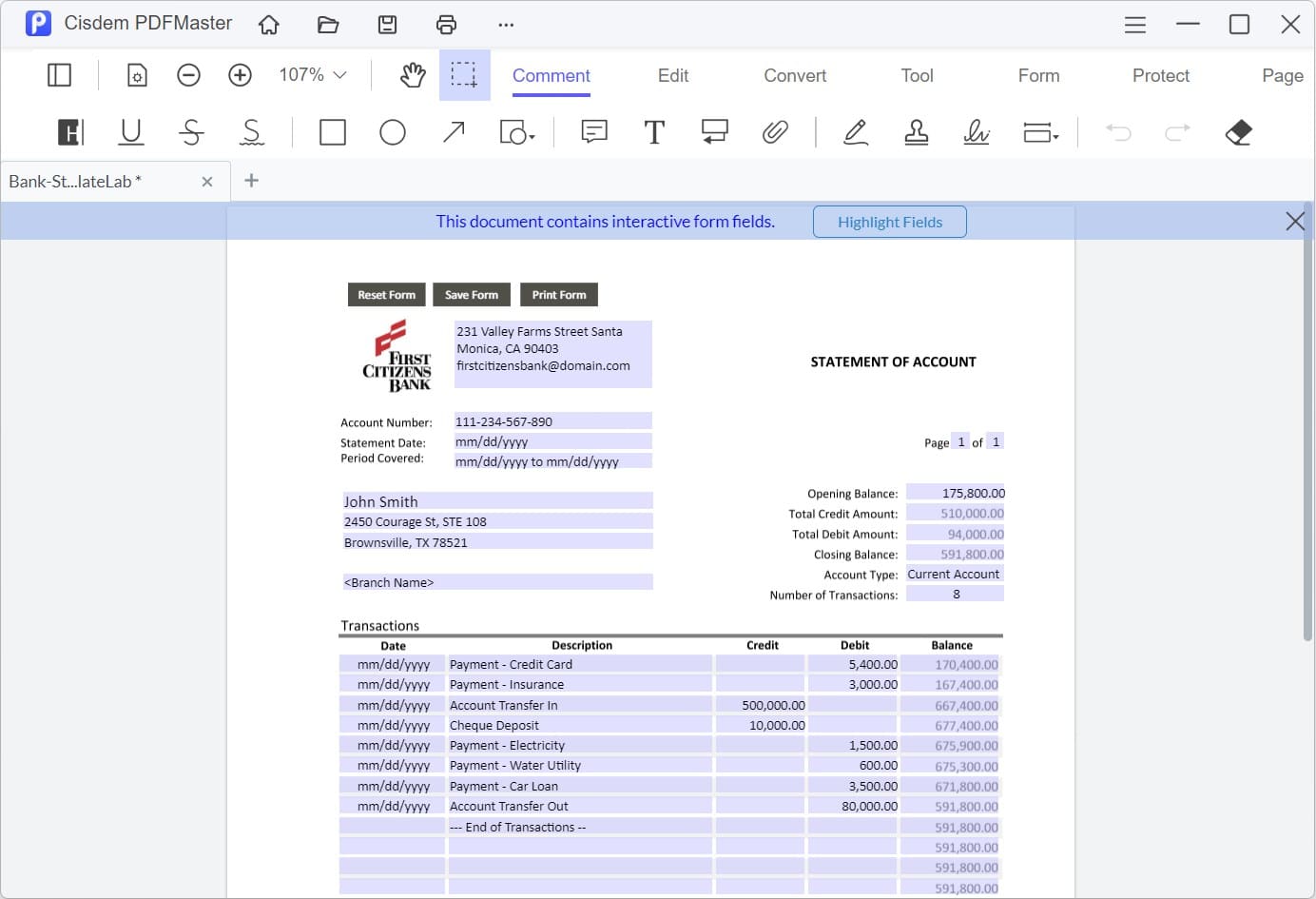 How to Edit Bank Statement? Online Editors and Templates Offered