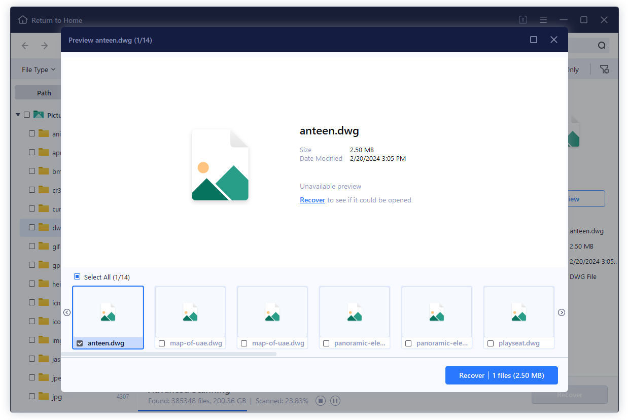 How to Recover Corrupted, Unsaved or Deleted AutoCAD DWG File 2024?