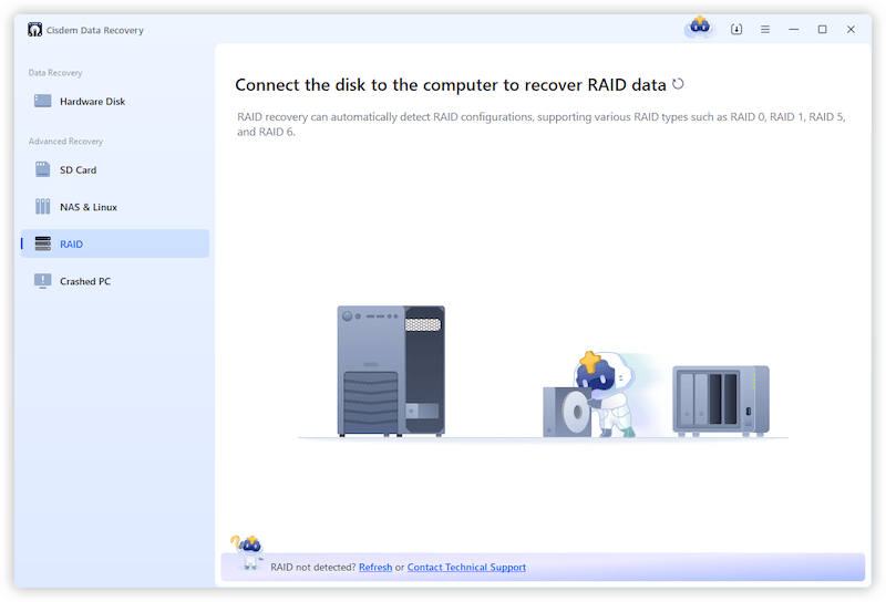 How to Recover Data from RAID Disk, including RAID 0, 1, 5, 6, 10, etc